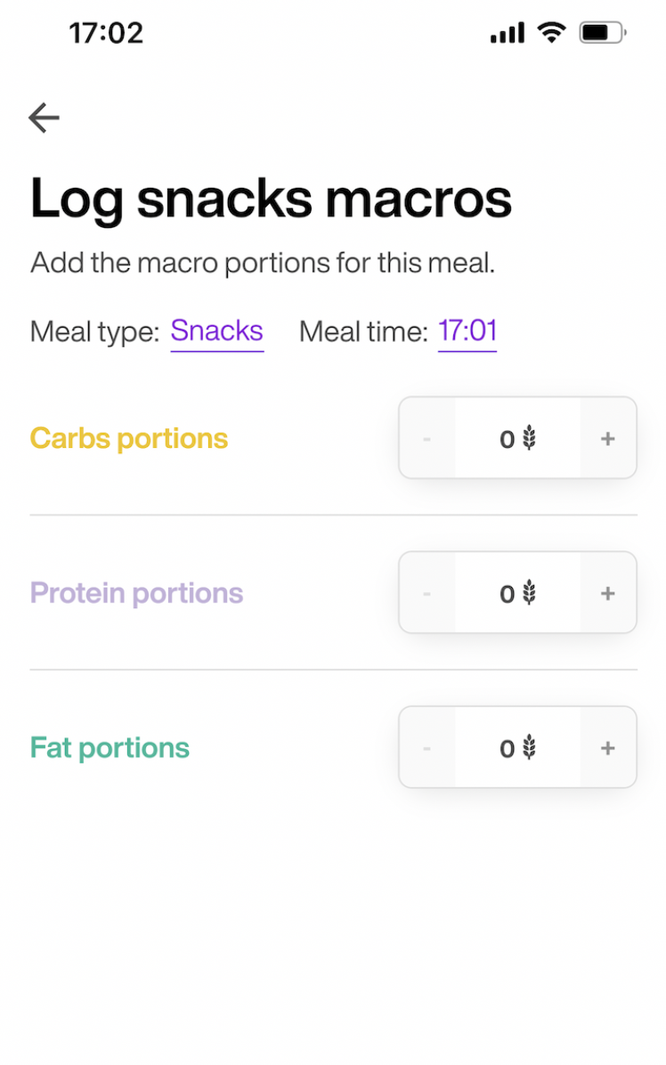 Logging food with Lumen - the food log