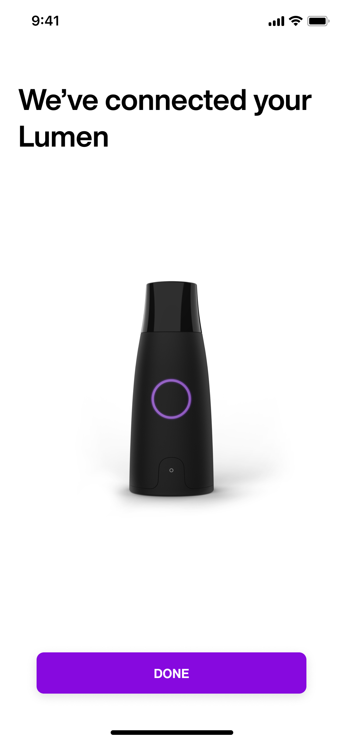 Setting up your Lumen